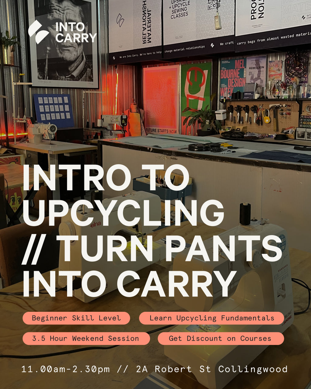 Intro to Upcycling // Half Day Bag Making